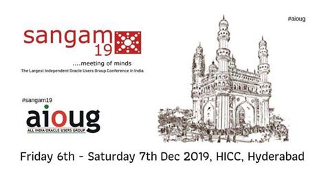 Meraevents On Linkedin Sangam19 The Largest Independent Oracle Users Group Conference In India…