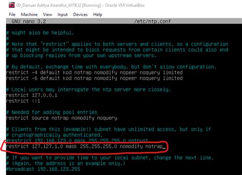 Membuat Ntp Server Menggunakan Debian 10