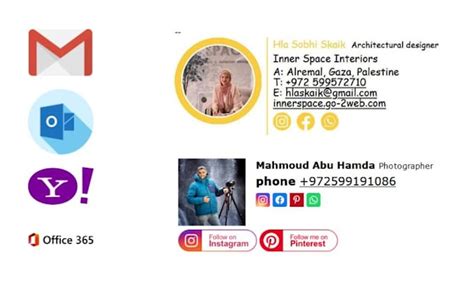 Create Email Signature Html Clickable Html Email Signature By Fadyfares Fiverr