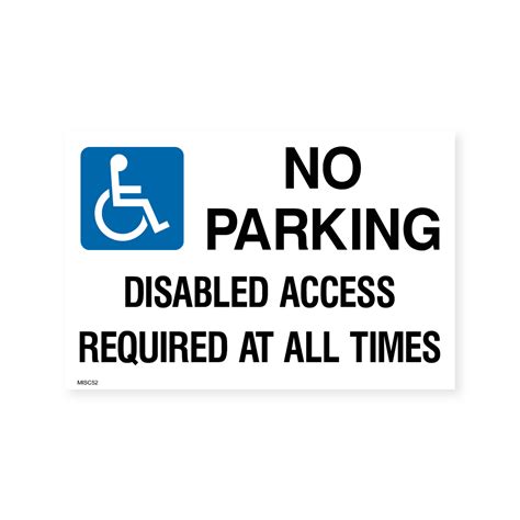 Disabled Access Sign Safety Signs And Stickers