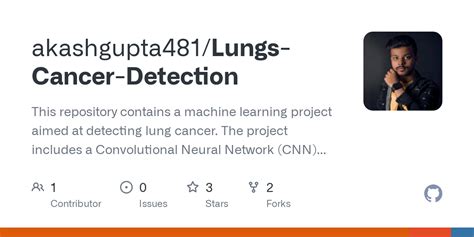 GitHub Akashgupta Lungs Cancer Detection This Repository Contains A Machine Learning