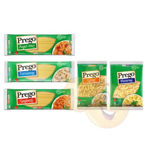 Prego Spaghetti Macaroni Angel Hair Fettuccine Spiral Pasta 500g Shopee Malaysia