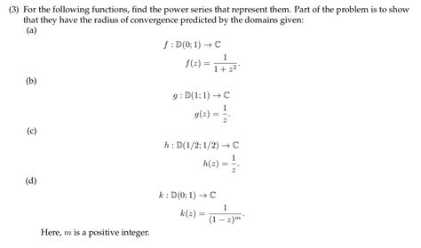 Solved 3 For The Following Functions Find The Power Chegg Com