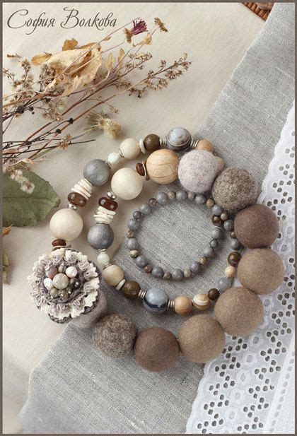 Купить или заказать Бусы Весна за рекой в интернет магазине на Ярмарке Мастеров Стильные