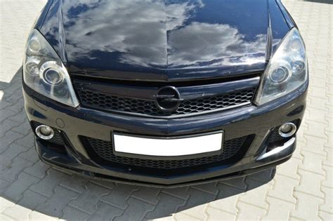 Front Splitter Opel Astra H Opc Vxr Nurburg Gloss Black Our Offer Opel Astra Opc H