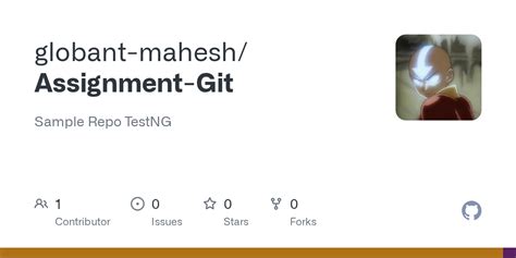 github globant mahesh assignment git sample repo testng
