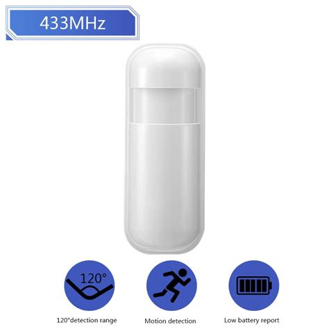 Wireless Infrared Motion Detector 433mhz Ev1527 For Home Alarm System Pir Motion Sensor Detector