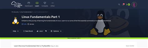 linux fundamentals part 2 this is the second room in the module… by yashaswini g may 2024