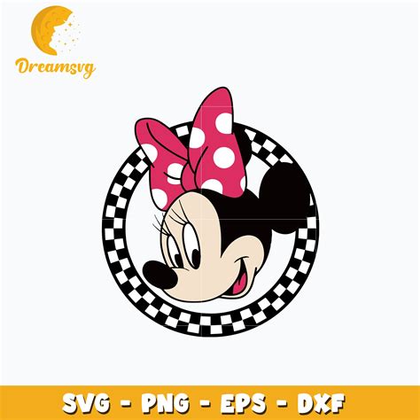 Minnie Disney Head Svg Dreamsvg Store