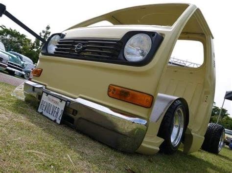 Vintage Citroen Van Parked On Grass Lowered Kei Truck Kei Truck
