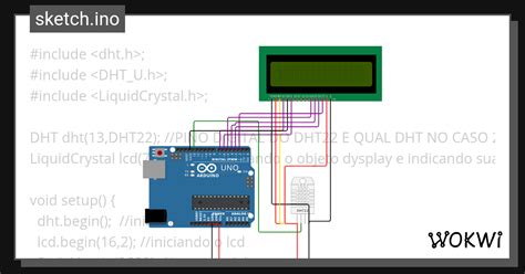 Temperatura E Umidade Wokwi Esp32 Stm32 Arduino Simulator