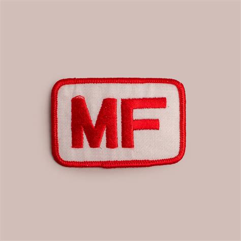 Vintage Patch Massey Ferguson Lost And Foundry