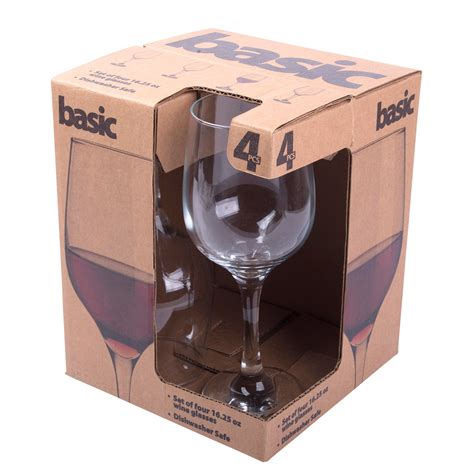 Home Essentials Basic Wine Glasses Set Of 4 Shops At The Corning