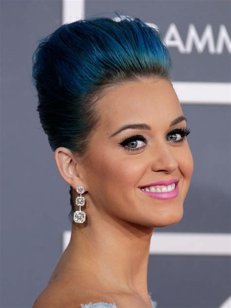 Katy Perry Blue Hair Grammys
