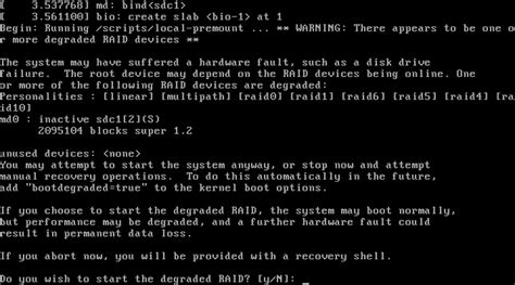 Mdadm Recover Degraded Array Procedure Thomas Krenn Wiki En