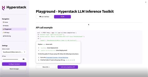 get started with the hyperstack llm inference toolkit