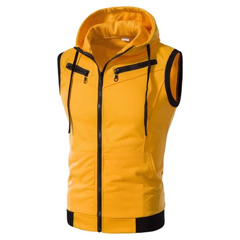 Doprisic Jacket Men And Gold Men Clothing Badminton Vest Lightweight