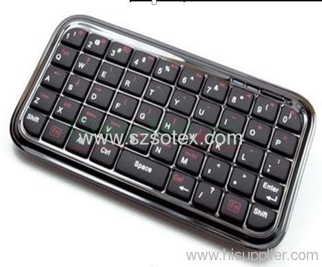Mini Bluetooth Keyboard With Micro USB Port From China Manufacturer Shenzhen Sotex Electronics