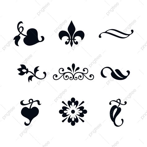 Elementos Png De Dibujos Animados A Mano Png Elementos Decorativos