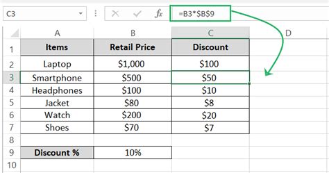How To Keep A Cell Constant In An Excel Formula Spreadsheeto