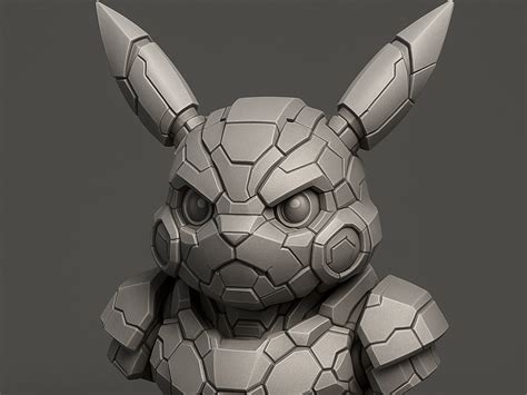 Mecha Pikachu By Kahandleker Solutions Makerworld Download Free 3d Models