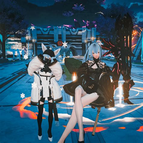 Photo Of Cute Girls With Terrifying Dude R Pso2