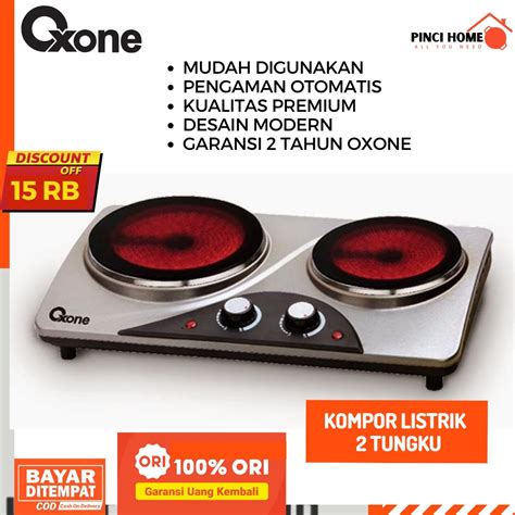 Jual HOME Kompor Listrik Oxone Tungku Kompor Keramik Hemat Listrik Electric Stove Tanpa Gas