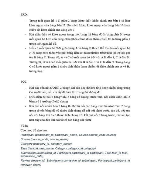 Review 2 Erd More About Sql Pdf