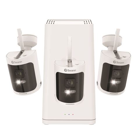 Swann Allsecure 4k Wireless Security Kit With 3 Wire Free Cameras No