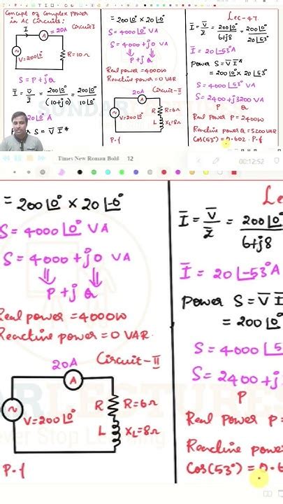 Power Factor Powerfactor Realpower Reactivepower Acpower Power Youtube