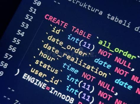 Coding Programming Source Code Screen Abstract Technology Background Cyber Attack Or Security