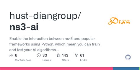 Github Hust Diangroup Ns3 Ai Enable The Interaction Between Ns 3 And Popular Frameworks Using