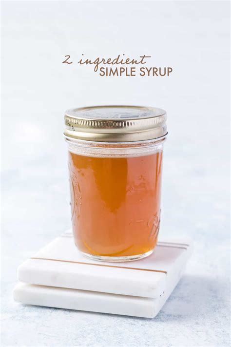 How To Make Simple Syrup Storytellingco