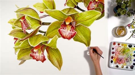 Orchid Painting