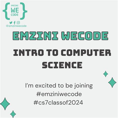 Lawrence Njobo On Linkedin Emziniwecode Cs7classof2024