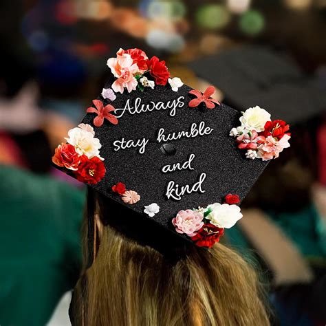 Monograma De Decoración De Gorro De Graduación