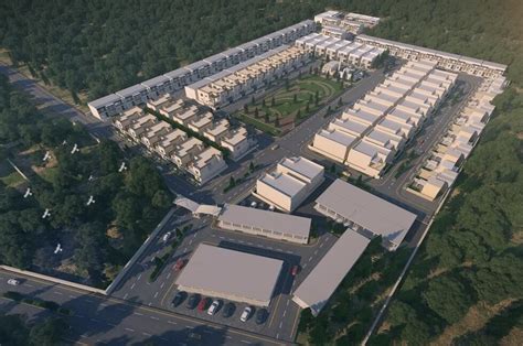 Aerial Views And Site Context 3d Rendering For Master Planning