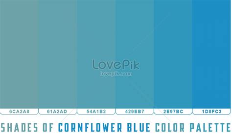 Cornflower Blue Color Shades Illustration Imagepicture Free Download