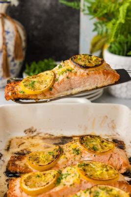 Baked Lemon Salmon Amandas Cookin