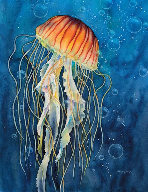 Watercolor Sea Life At Explore Collection Of