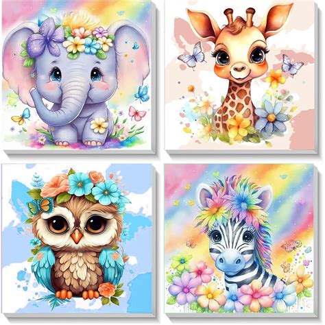 Easy Cute Animal Paintings