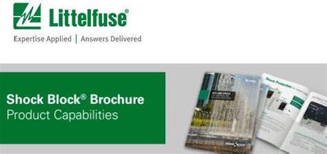 Littelfuse Shock Block Personnel Protection Tomás Sánchez Monjarás