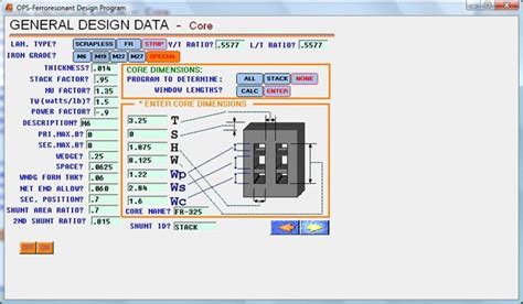 Ferroresonant Transformer Design Program Optimized Program Service Llc