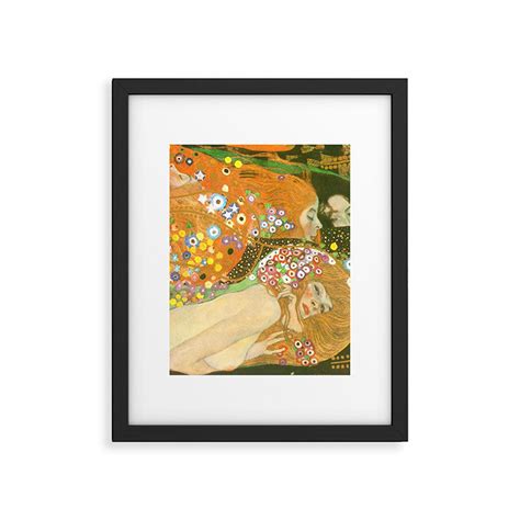 Gustav Klimt Water Serpents Framed Art Print Society6