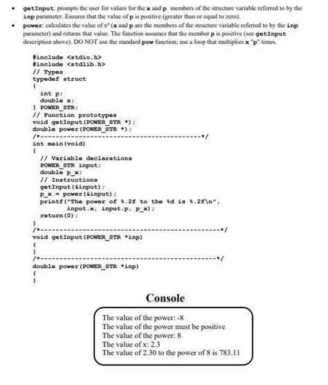 Solved Getinput Prompts The User For Values For The X And