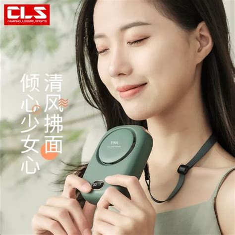 New 2022 พัดลมคอขนาดเล็กสำหรับกลางแจ้ง พัดลมตั้งโต๊ะแบบไร้ใบพัดชาร์จ Usb ทำงานเงียบปี Th