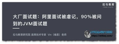 Java程序员必读面试题：大厂面试题第一季 阿里篇1 6轮附带java高薪训练营 4 大开源框架源码拉勾教育百度云下载 天下无鱼