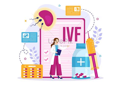 Ivf 또는 체외 수정 그림 일러스트 무료 다운로드 Lovepik