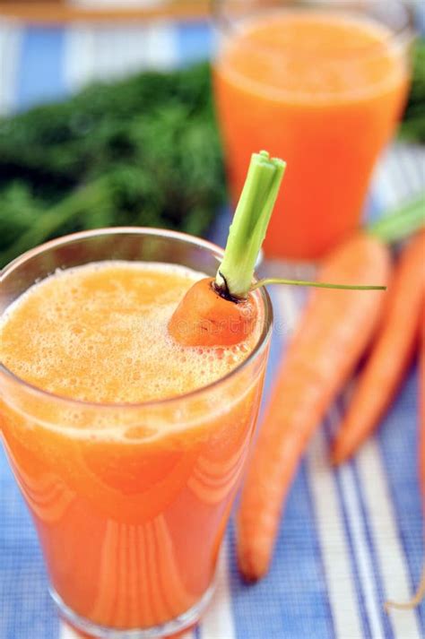 Carrot Smoothie Stock Image Image Of Drink Beverage 5221569