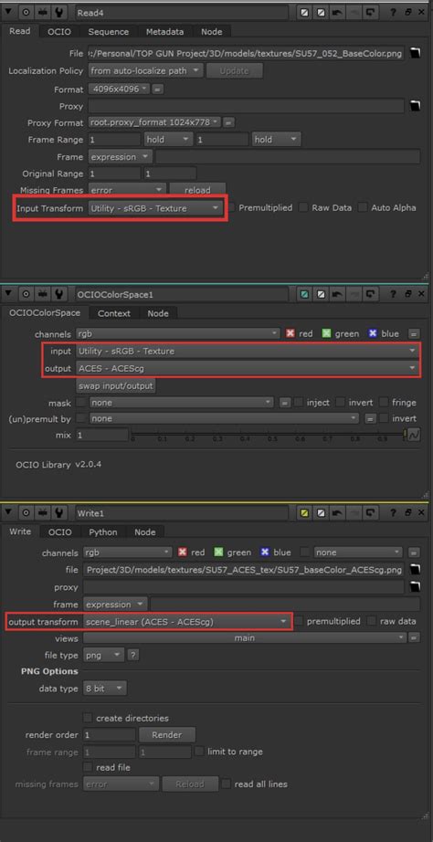 Am I Converting My Srgb Textures To Aces Properly R Vfx